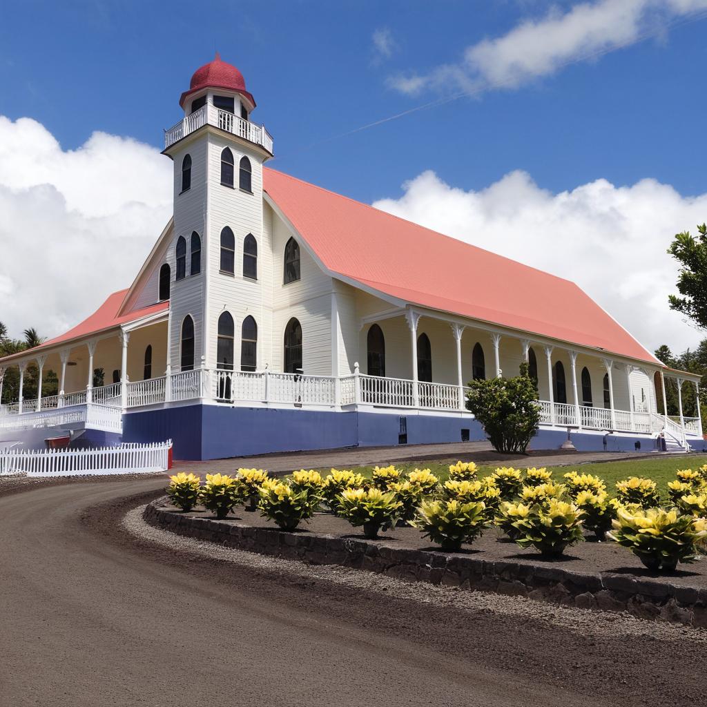 Breathtaking Church Architecture in a Picturesque Setting