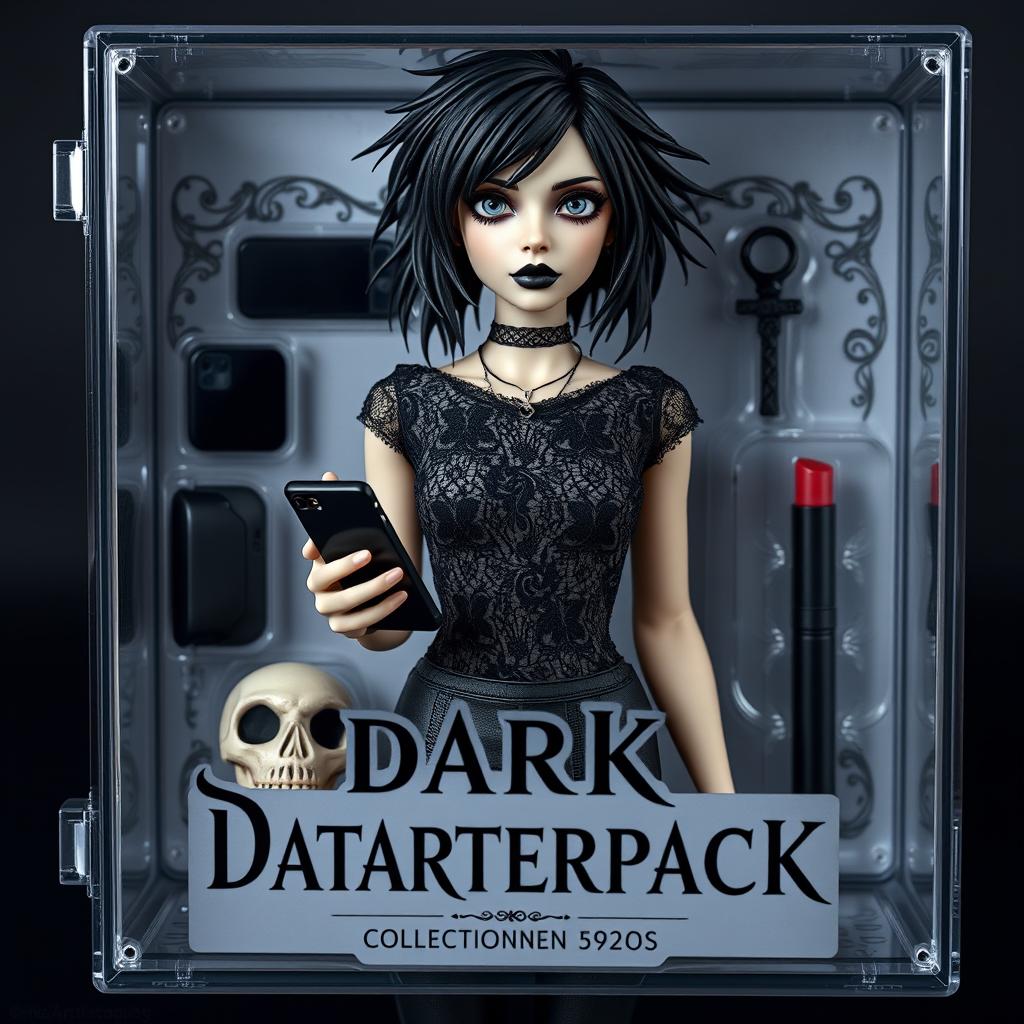 Gothic Collectible Figure - Photorealistic Art in 8K