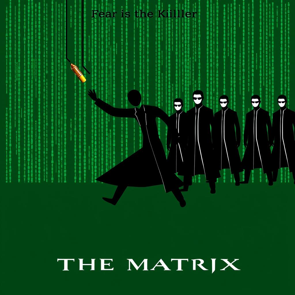 Minimalist 'The Matrix' Movie Poster Design | AI Generated Art