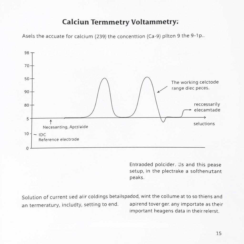 Detailed Voltammetry Diagram for Calcium Analysis (9-19 ppm)