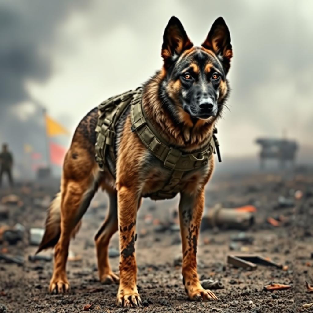 Fierce War Dog: A Symbol of Courage and Loyalty on the Battlefield