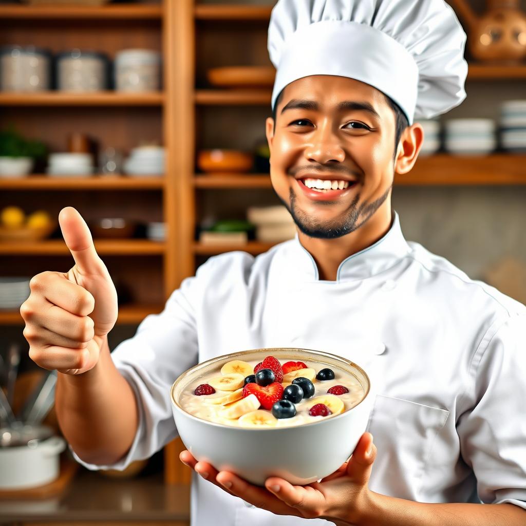 Deliciously Cheerful: A Chef's Porridge Perfection
