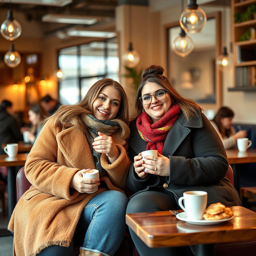Body Positivity & Style: Plus-Size Models Shine in Trendy Cafe