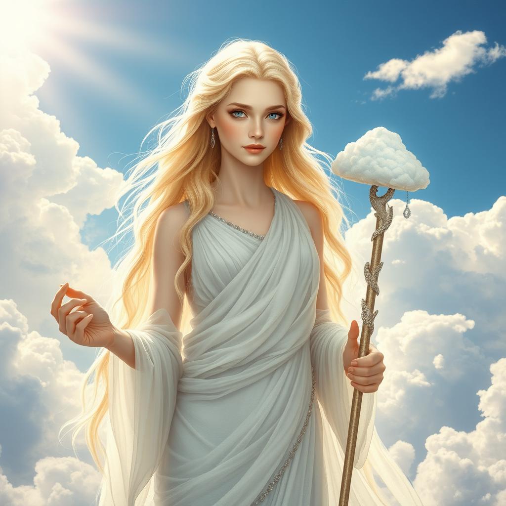 Ethereal Greek Goddess of Clouds: A Visual Journey