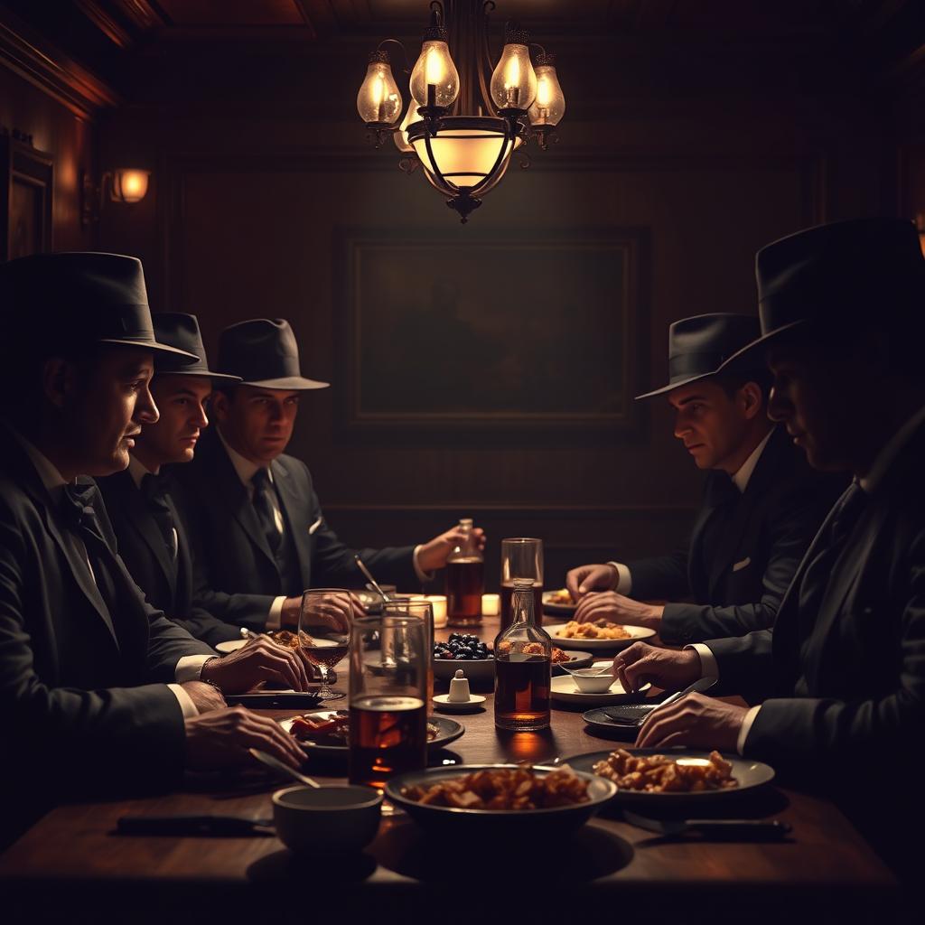Cinematic Mafia Gathering: Intrigue & Loyalty Under Shadows