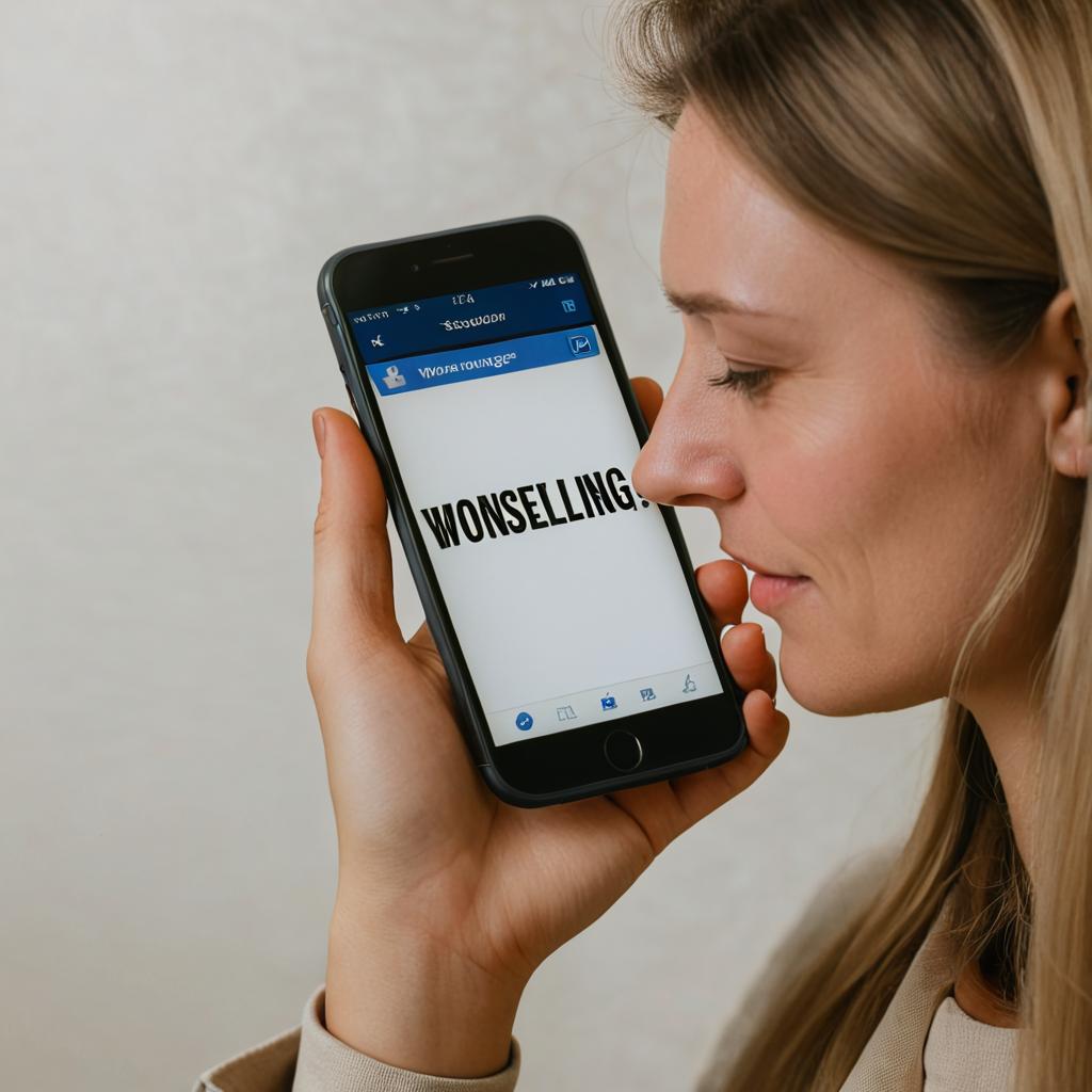 Engaging Conversations: A Young Woman's Intimate Moment on Facebook ...