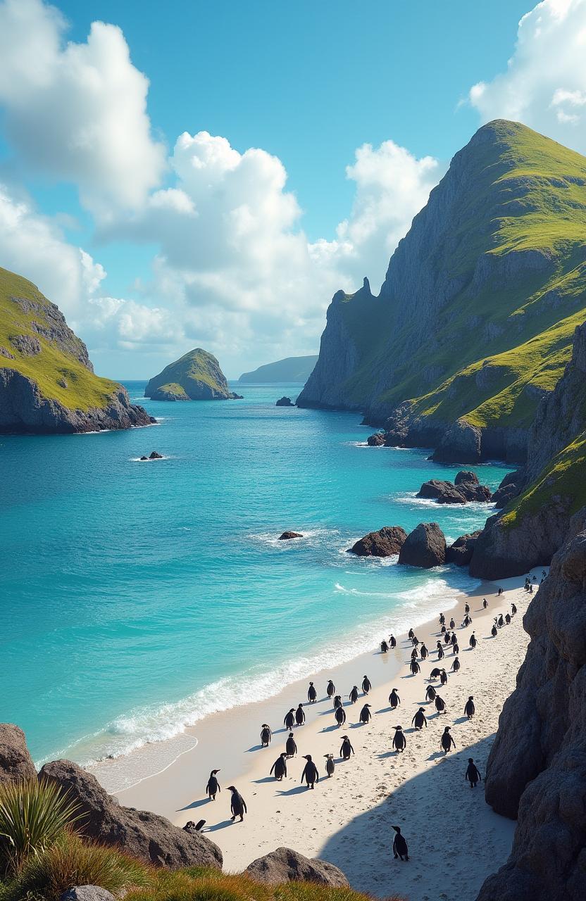 Explore the Beauty of the Falkland Islands: Landscapes and Artistic Maps