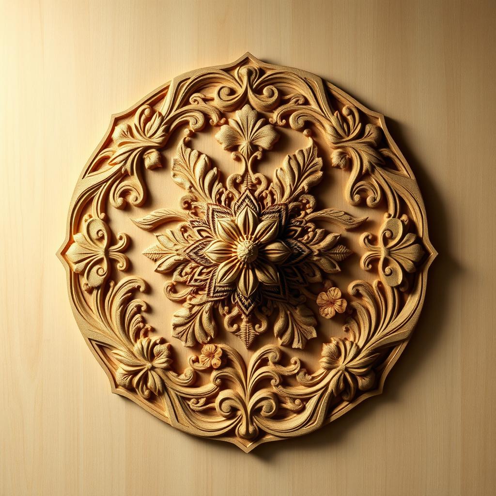 Intricate 3D CNC Relief Carving: A Showcase of Wood Textures and ...