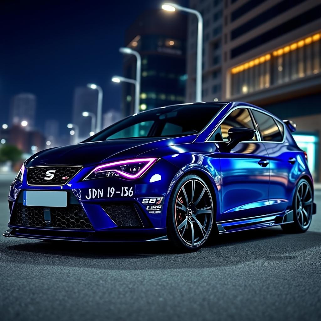 Stunning 2018 Seat Leon FR Plus with JDM Body Kit – Urban Nightscape