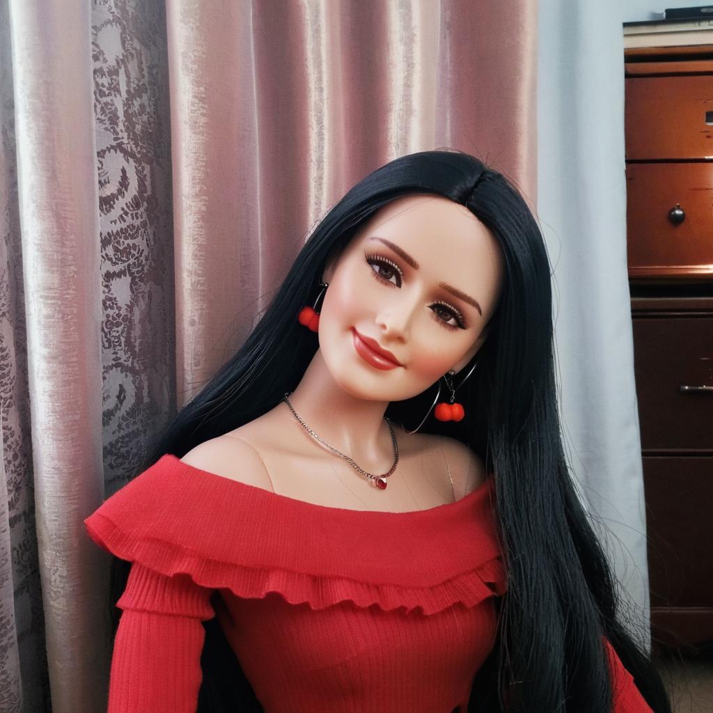 Hyper-Realistic Barbie: Aspiring Psychologist in Serene Setting