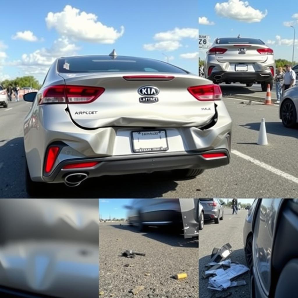 Stunning AI-Generated Images of a Kia Morning Rear-End Accident