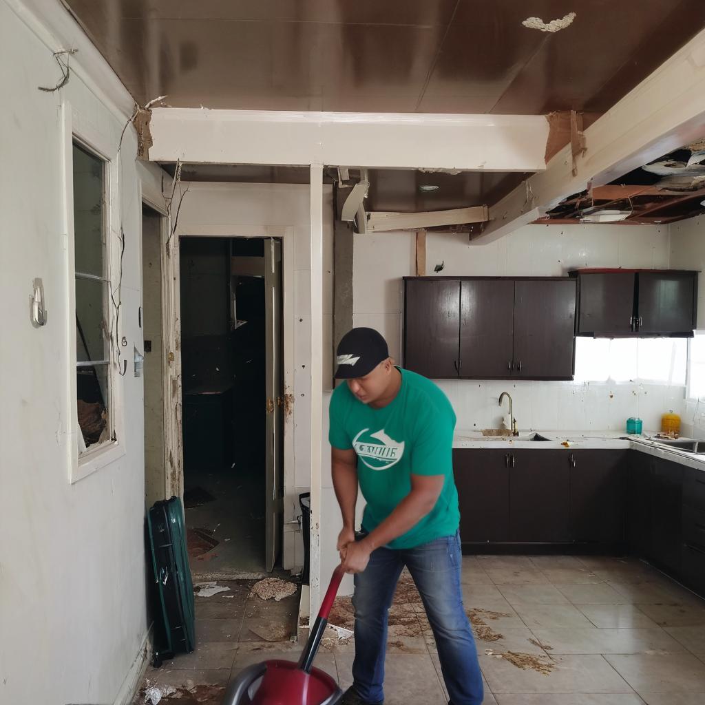 Chaotic Interior Cleanup: A Journey Through Abandonment