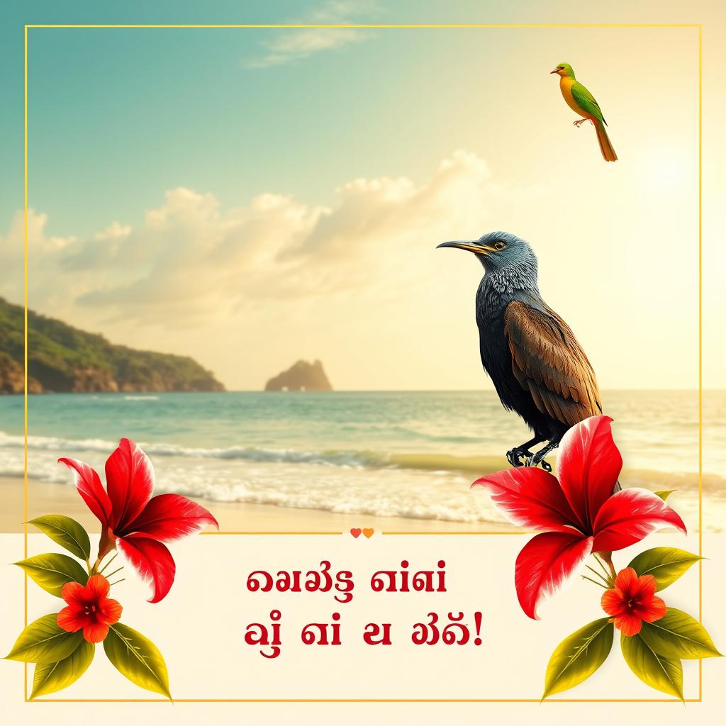 Celebrate the New Year with a Stunning Koha Bird Image