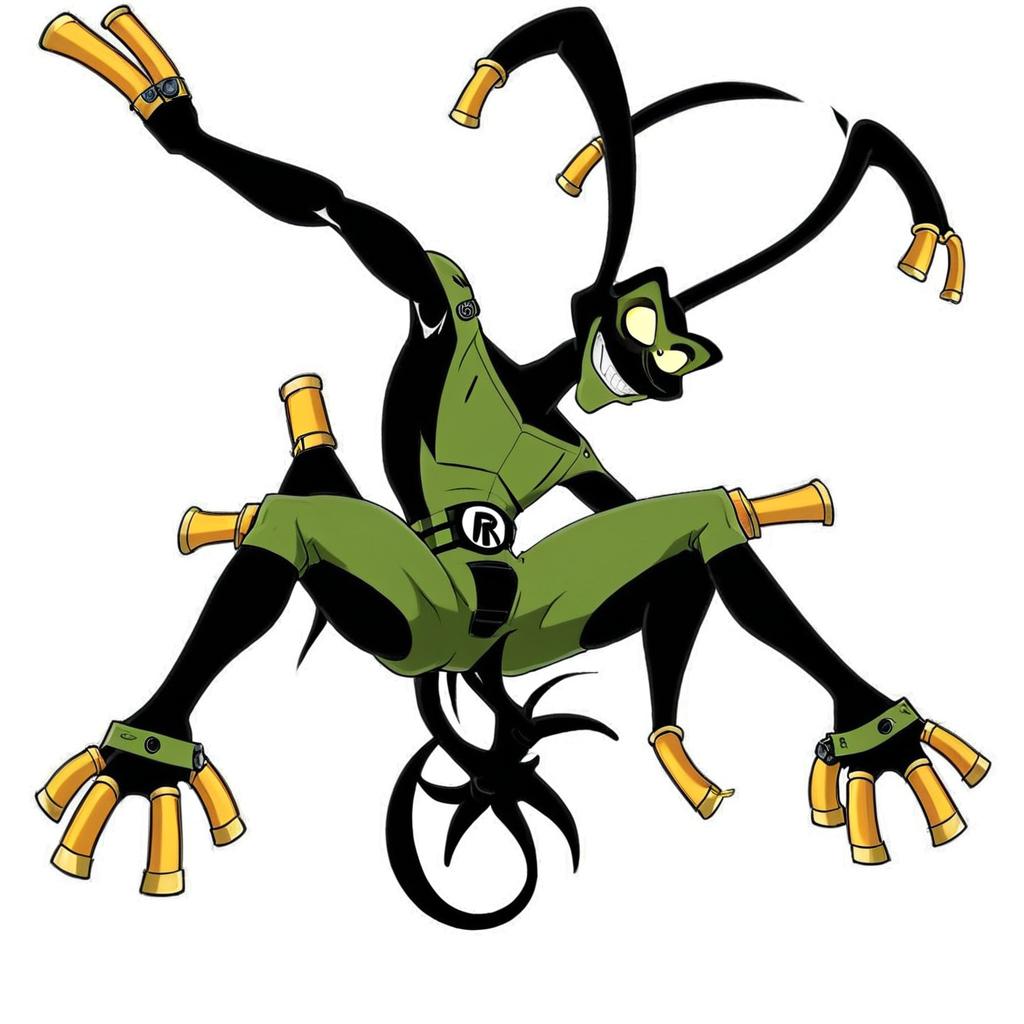 Futuristic Humanoid Creature Inspired by Cartoon | Idyllic AI Art