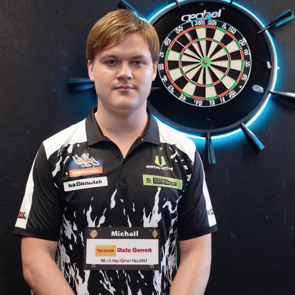 Dynamic Dart Player in Action: A Capture of Competitive Spirit
