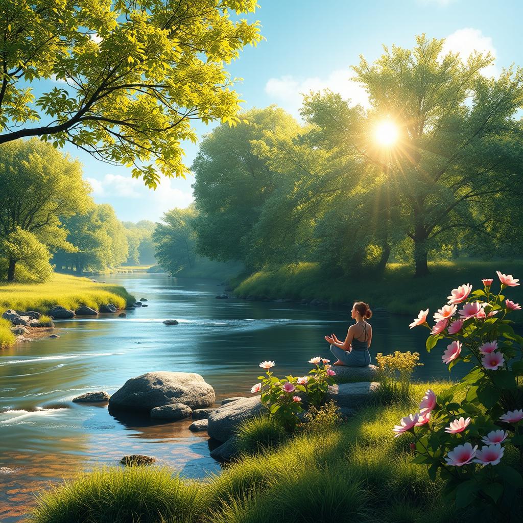 Serene Mental Health Landscapes: Embrace Tranquility and Mindfulness