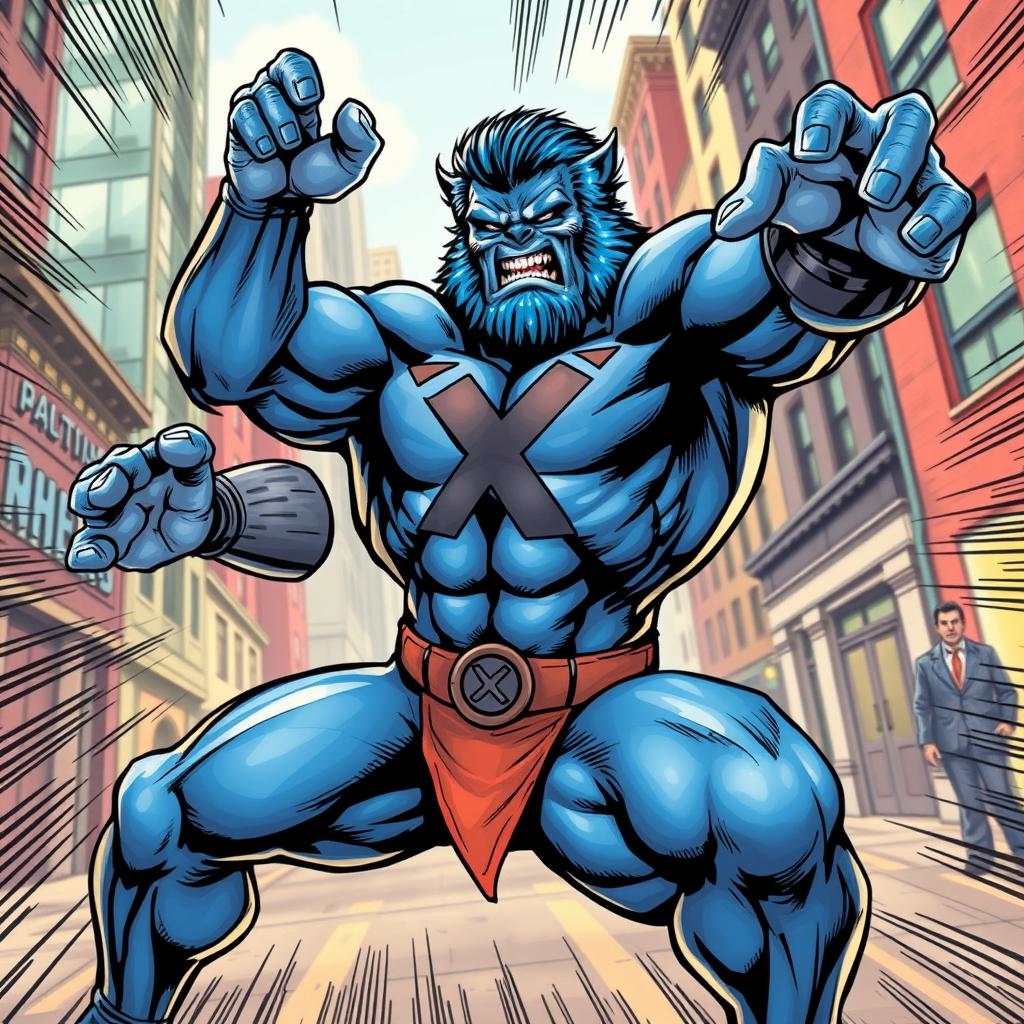 Heroic Hank McCoy Beast: A Comic Book Adventure