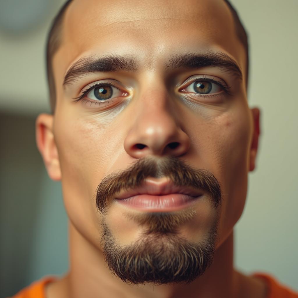 Striking Portrait of a Person with Well-Groomed Goatee