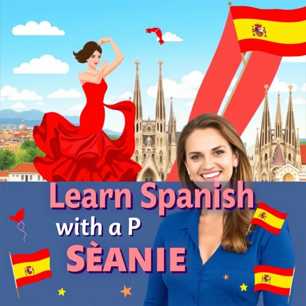 Engaging Spanish Language Class Thumbnail Design | Learn with Passion