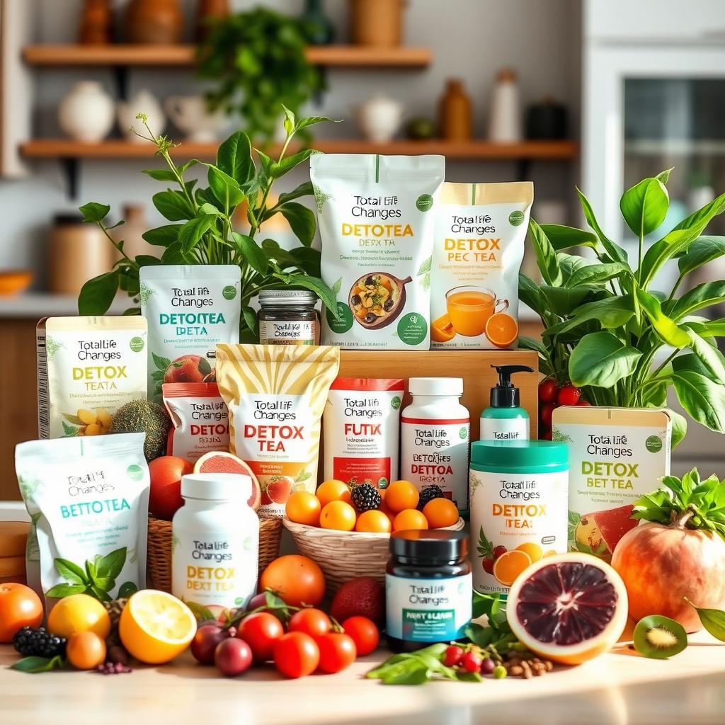 Vibrant Total Life Changes Health Products Display | Wellness Inspiration