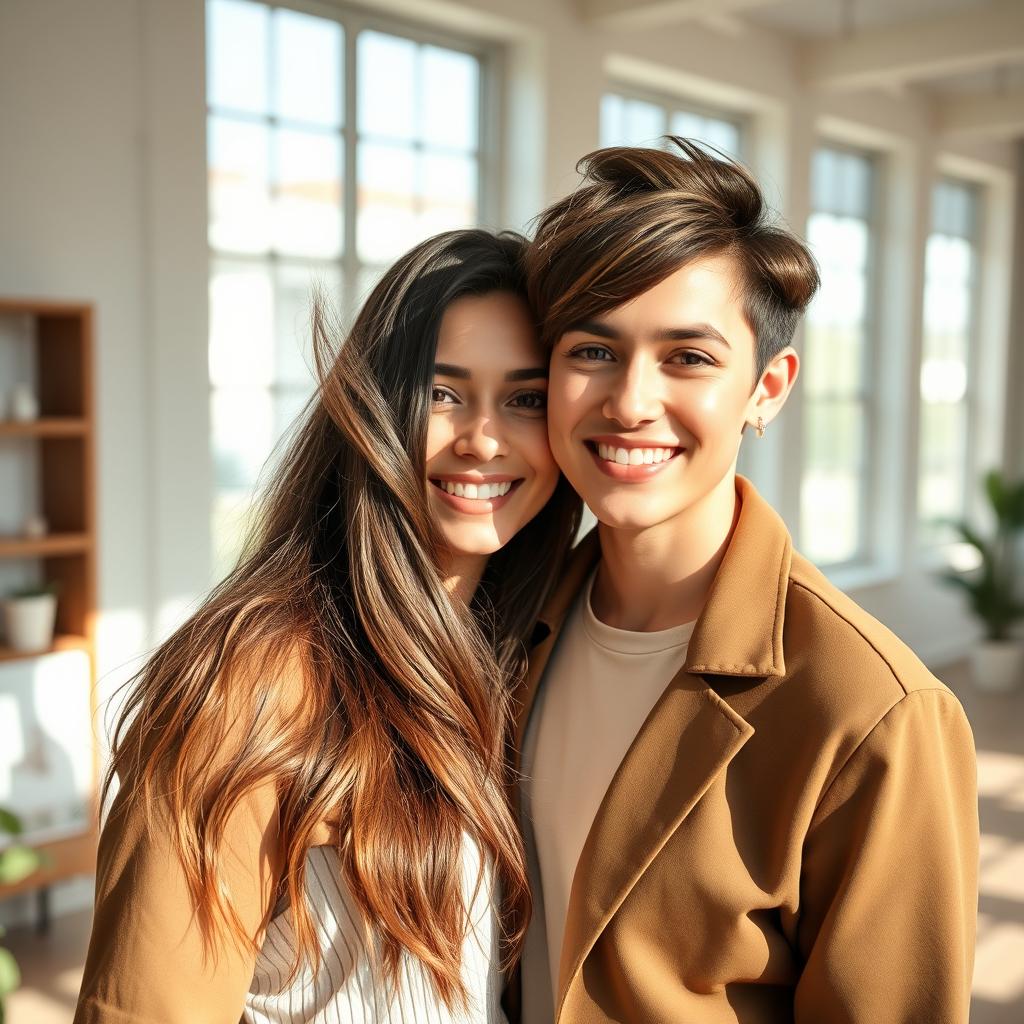 Charming Portrait of Friendship in Natural Light