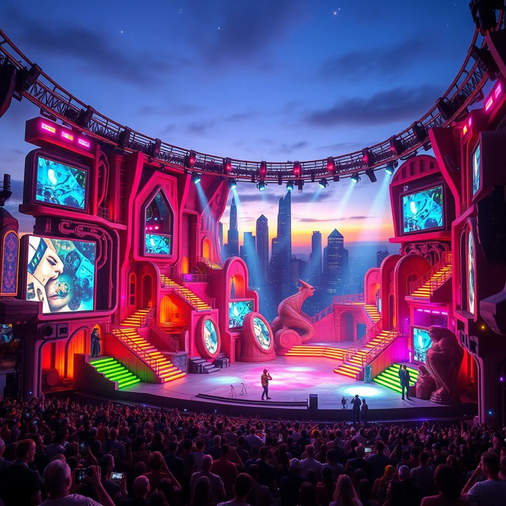 Stunning 3D Stage Design for Concerts | Idyllic AI