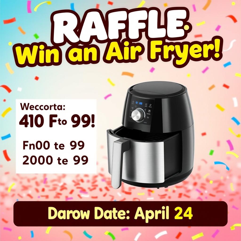 Win an Air Fryer! Exciting Raffle Announcement