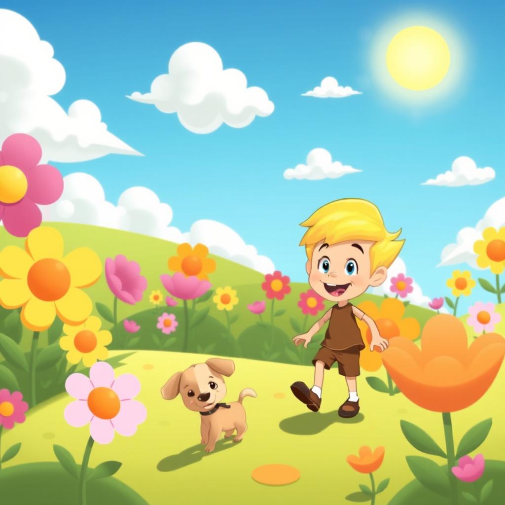 Whimsical Cartoon Adventures: Colorful Illustrations for Joyful Moments