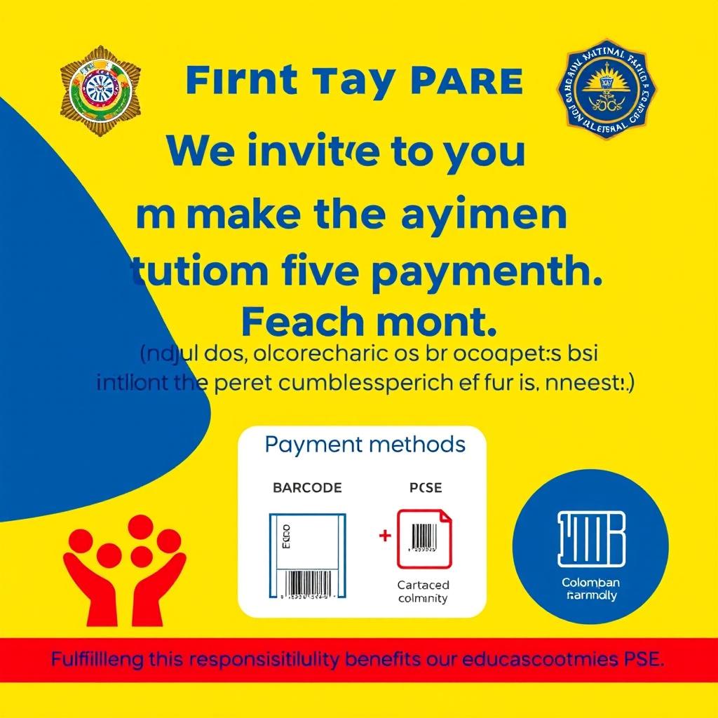 Engaging Poster for School Tuition Payments