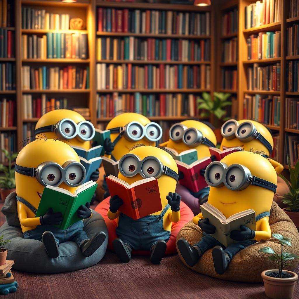 Whimsical Adventures with Yellow Minions: The Joy of Reading and Creativity