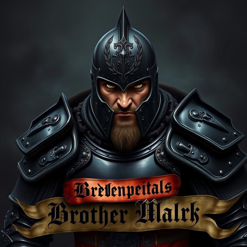 Brother Malrik: Fierce Black Templar Warrior from Warhammer 40k