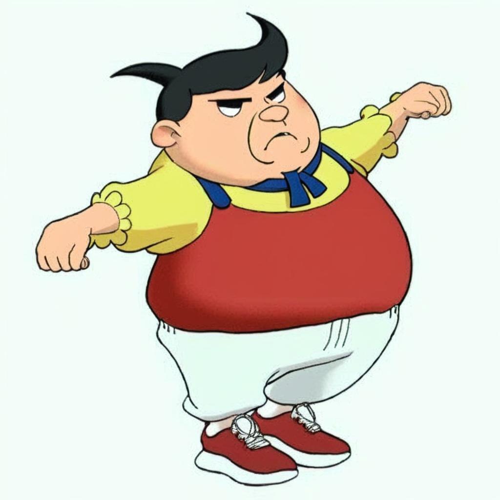 Angry Cartoon Character Design: Bold and Colorful Animation