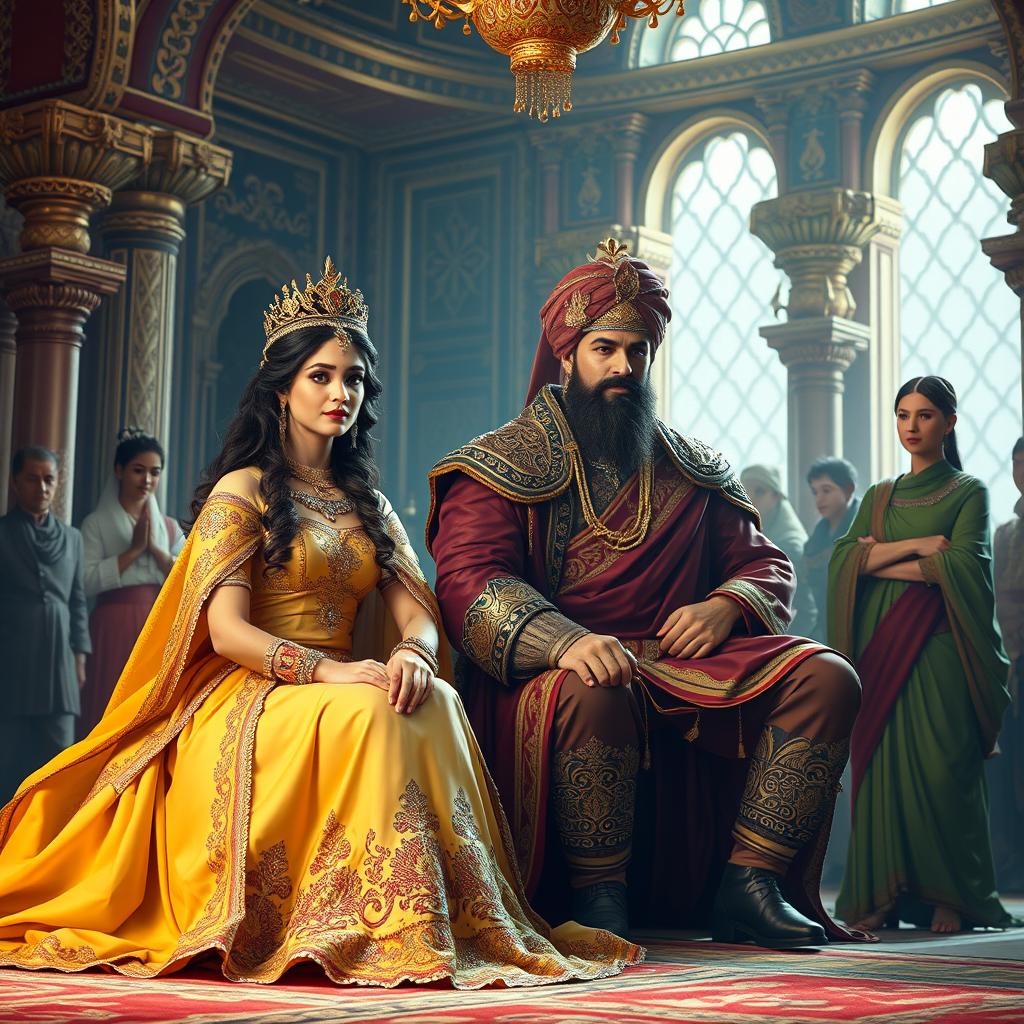 Explore the Enchanting Life of Princess Shahrazad in a Lavish Palace