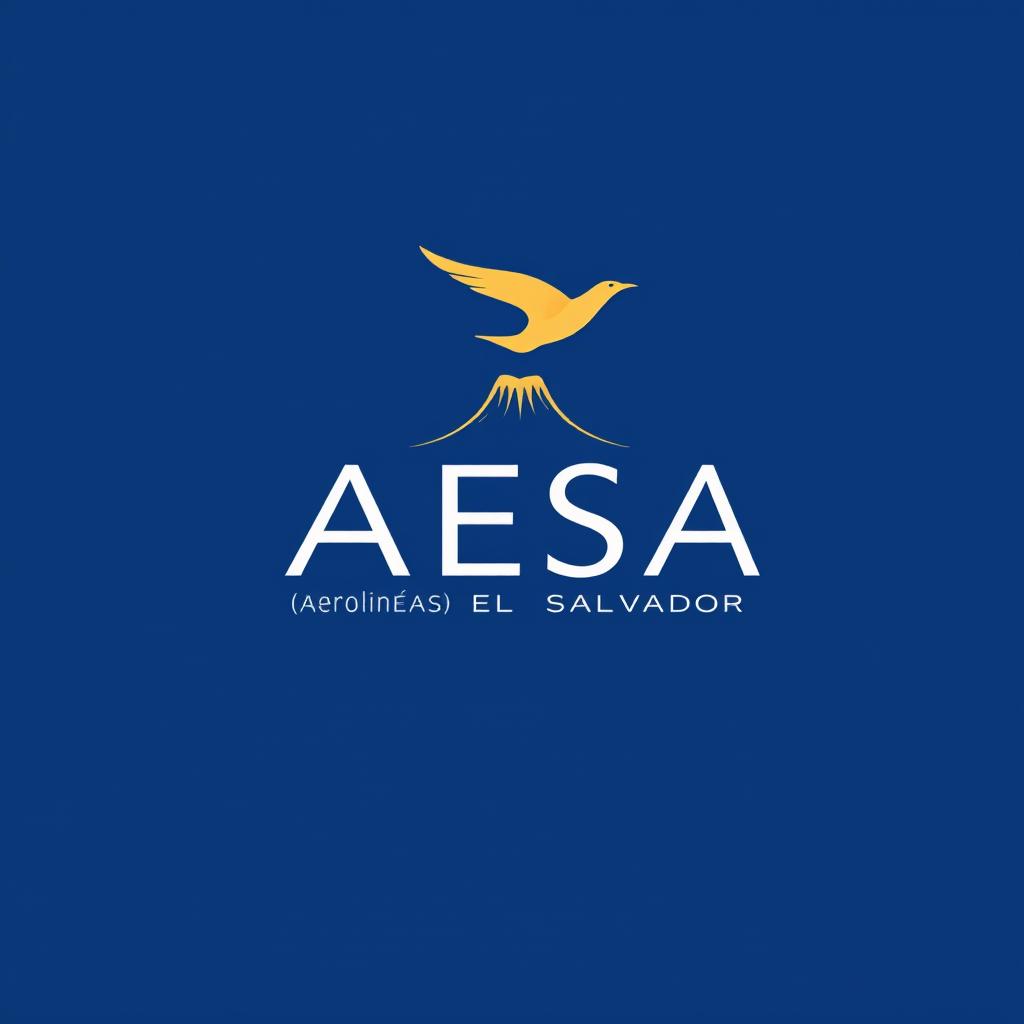 Elegant Logo Design for AESA: A Modern Airline Identity