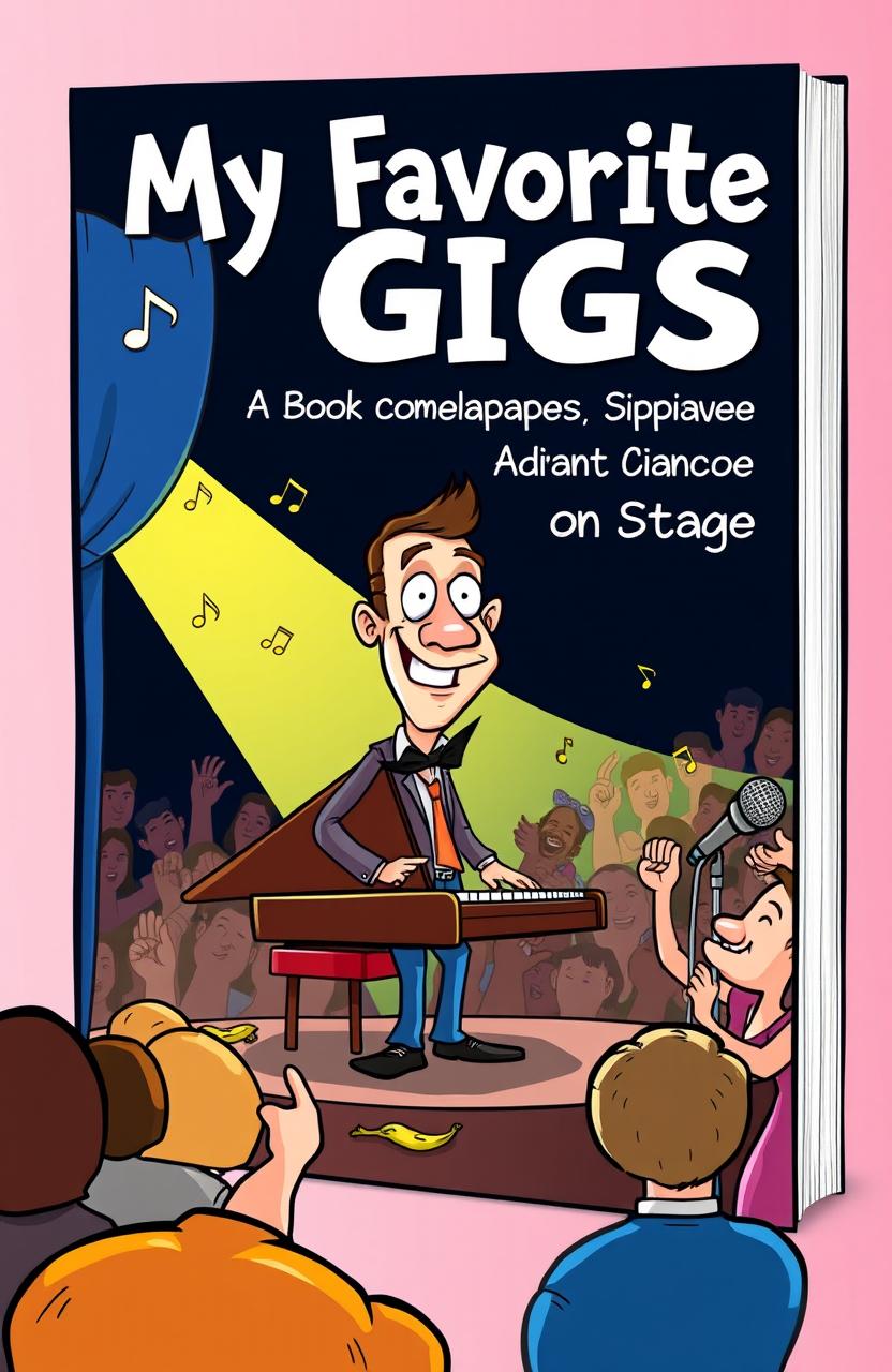 Whimsical Book Cover Design for 'My Favorite Gigs' by Terrence
