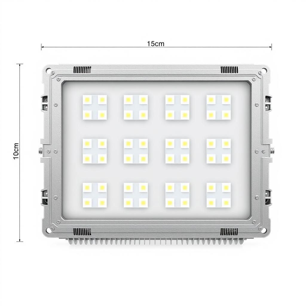 Hyper-Realistic Blueprint of Studio LED Light Panel | Idyllic