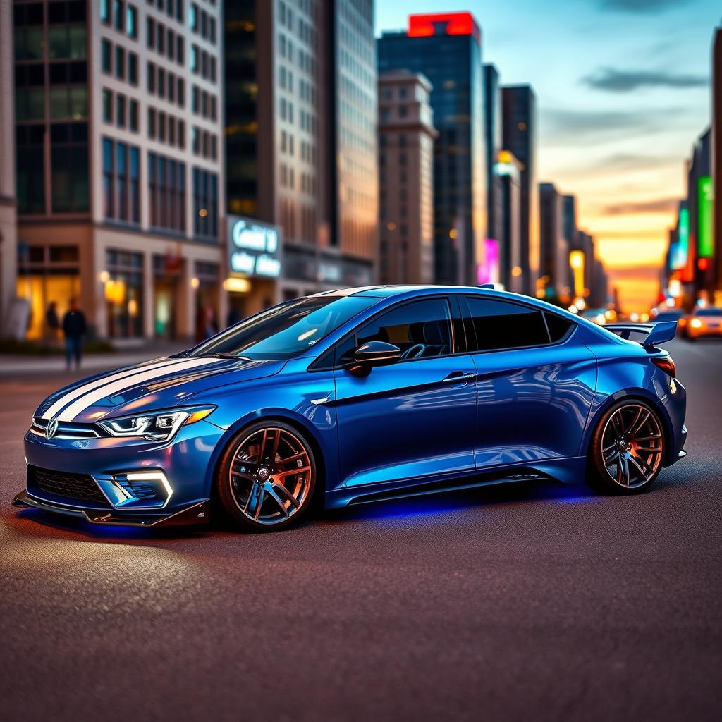 Stunning Customized Cars: Speed & Style in Urban Settings