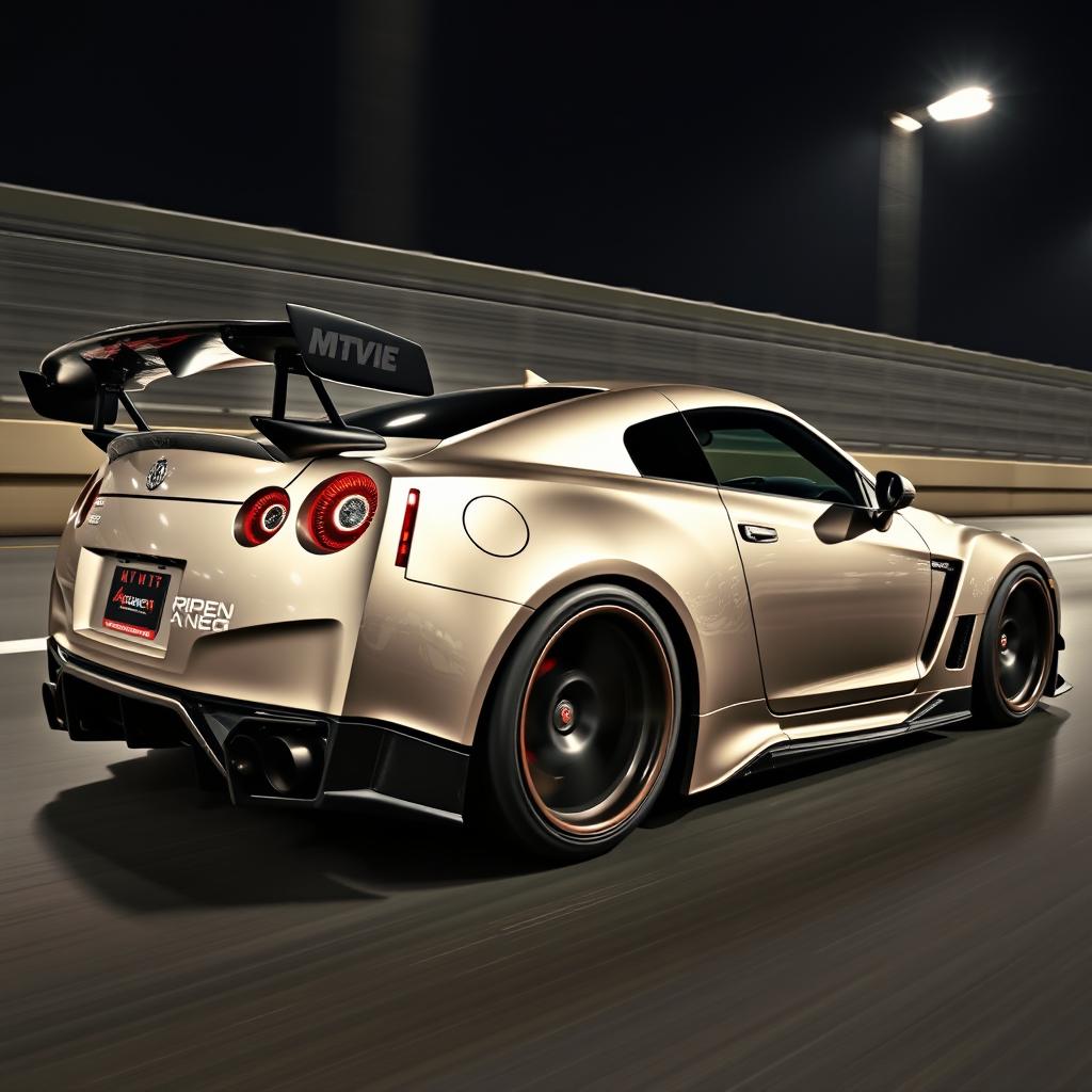 Dynamic Modified Sports Car with Aggressive Design | Idyllic