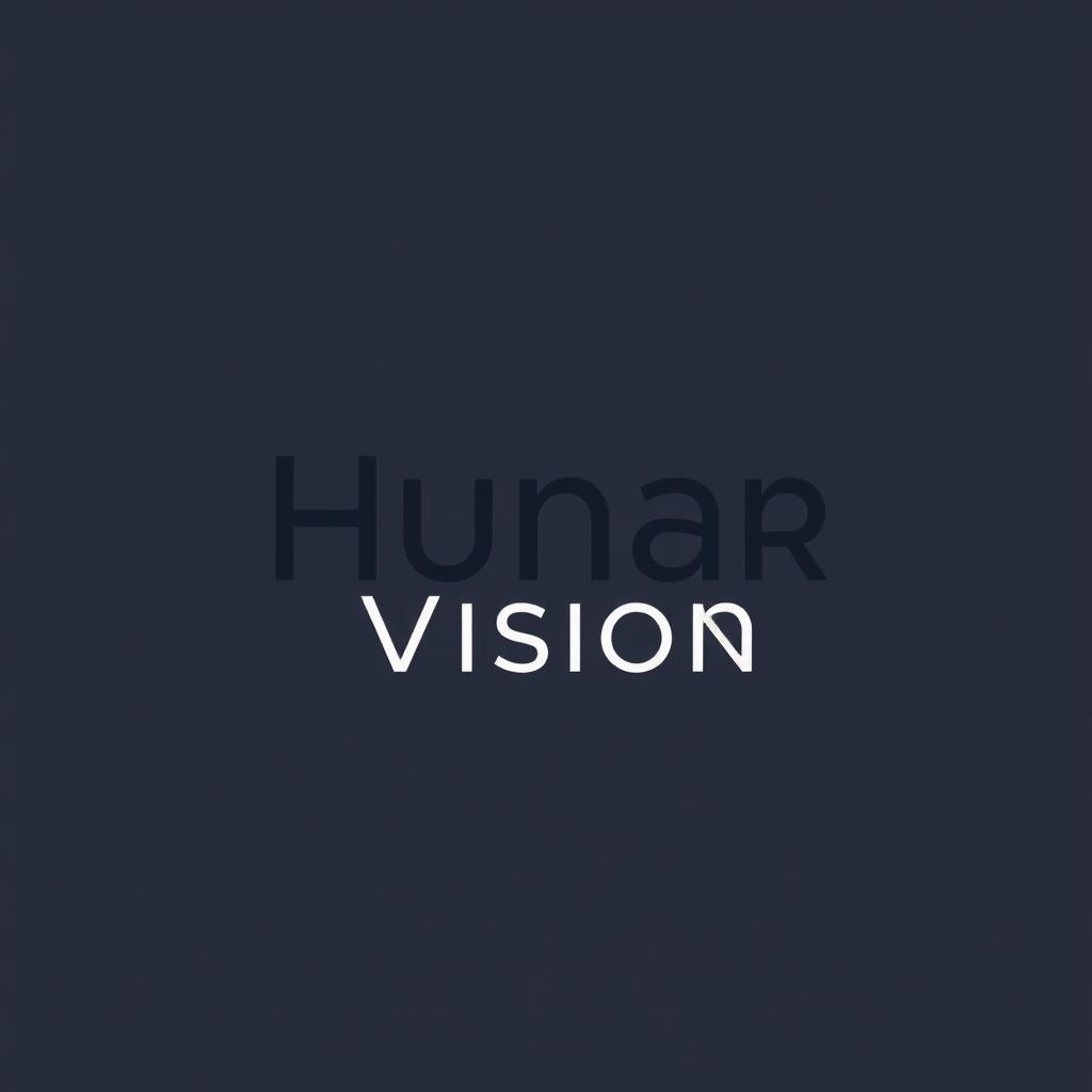 Hunar Vision Logo Design: Sleek & Modern Cinematography Companion