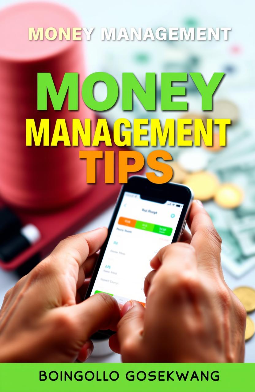Modern Book Cover Design for Money Management Tips