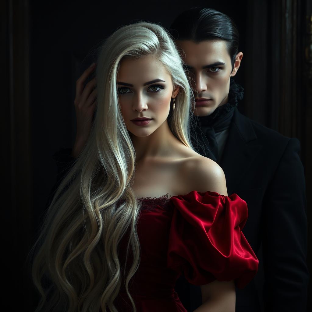 Ethereal Romance: A Captivating Scene of Love and Mystery