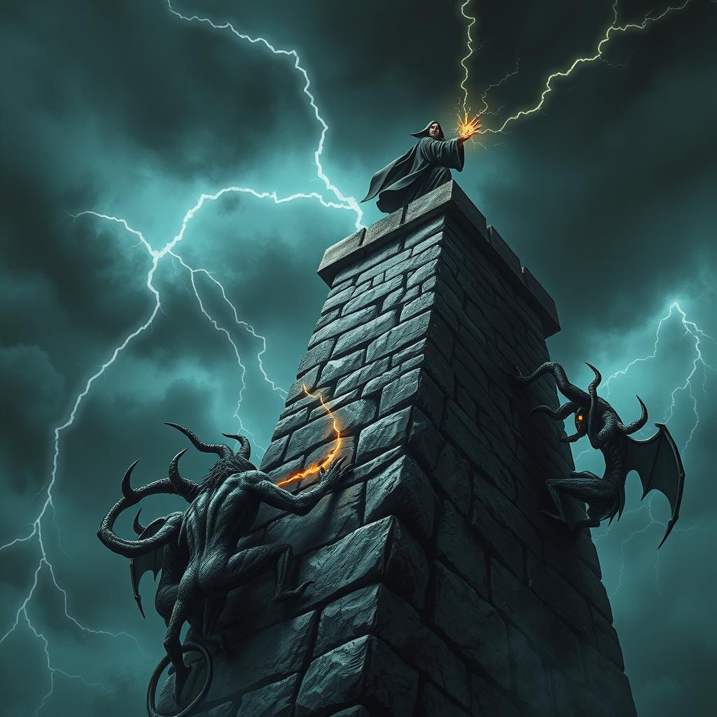 Epic Clash of Good and Evil: The Wizard vs. Demons