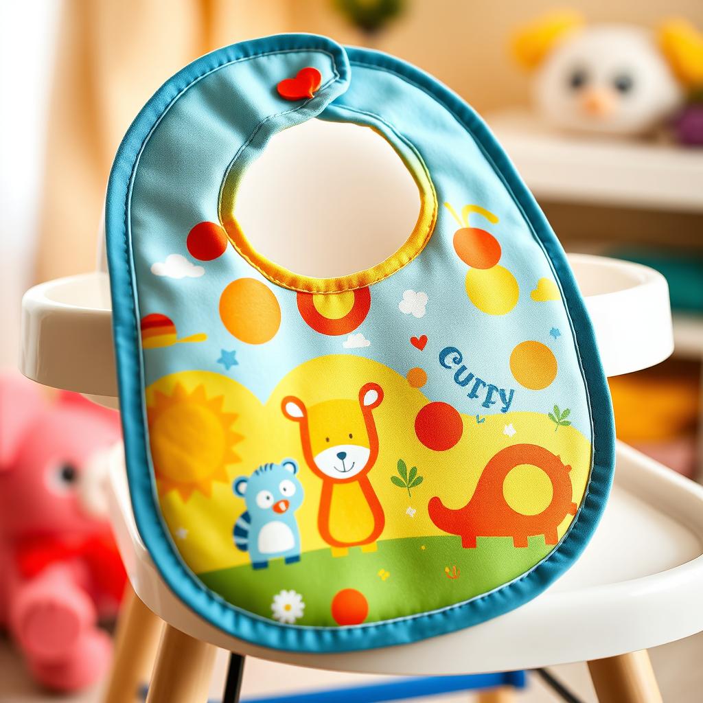 Vibrant and Playful Bib Designs for Kids - Colorful and Imaginative