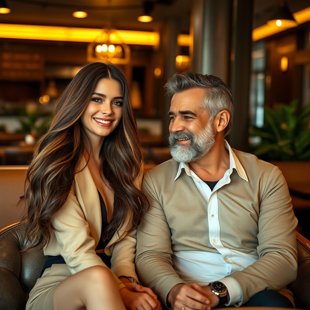 Captivating Café Connection: A Romantic Encounter