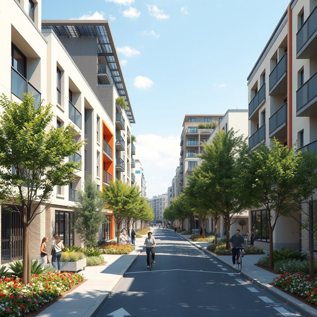 Sustainable Urban Project: A Vision of Eco-Friendly Modern Architecture