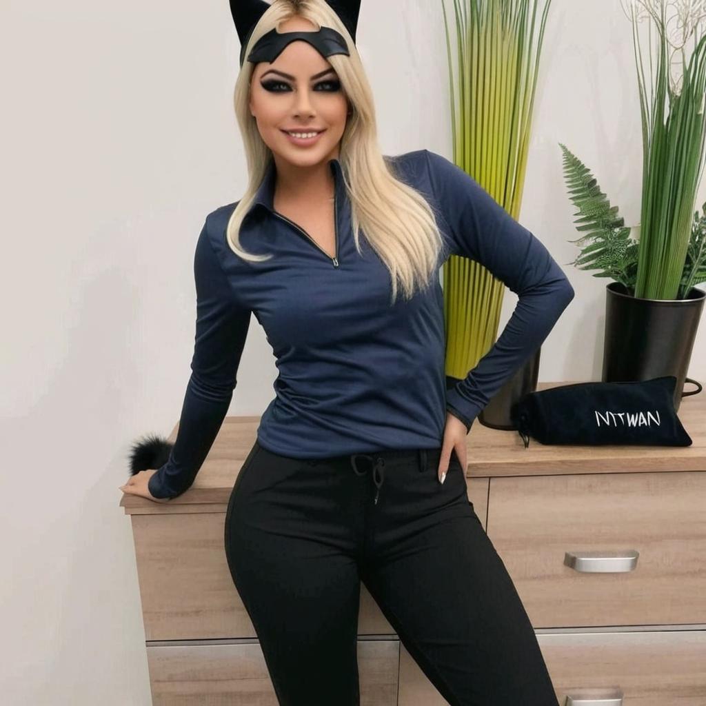 Feline Elegance: The Stunning Cat Woman Character