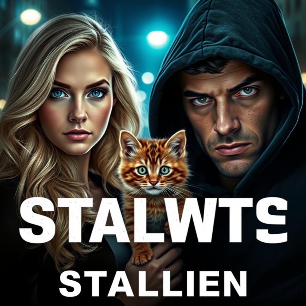 Cinematic Book Cover Design: A Mysterious Encounter