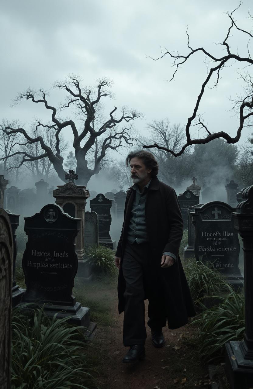 Contemplating Mortality: A Journey Through a Spooky Cemetery