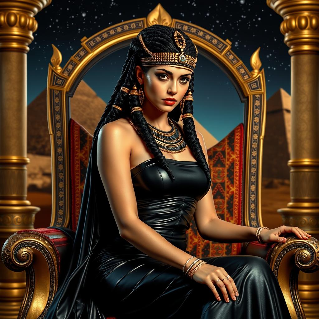 Enchanting Cleopatra: A Stunning AI Art Portrayal