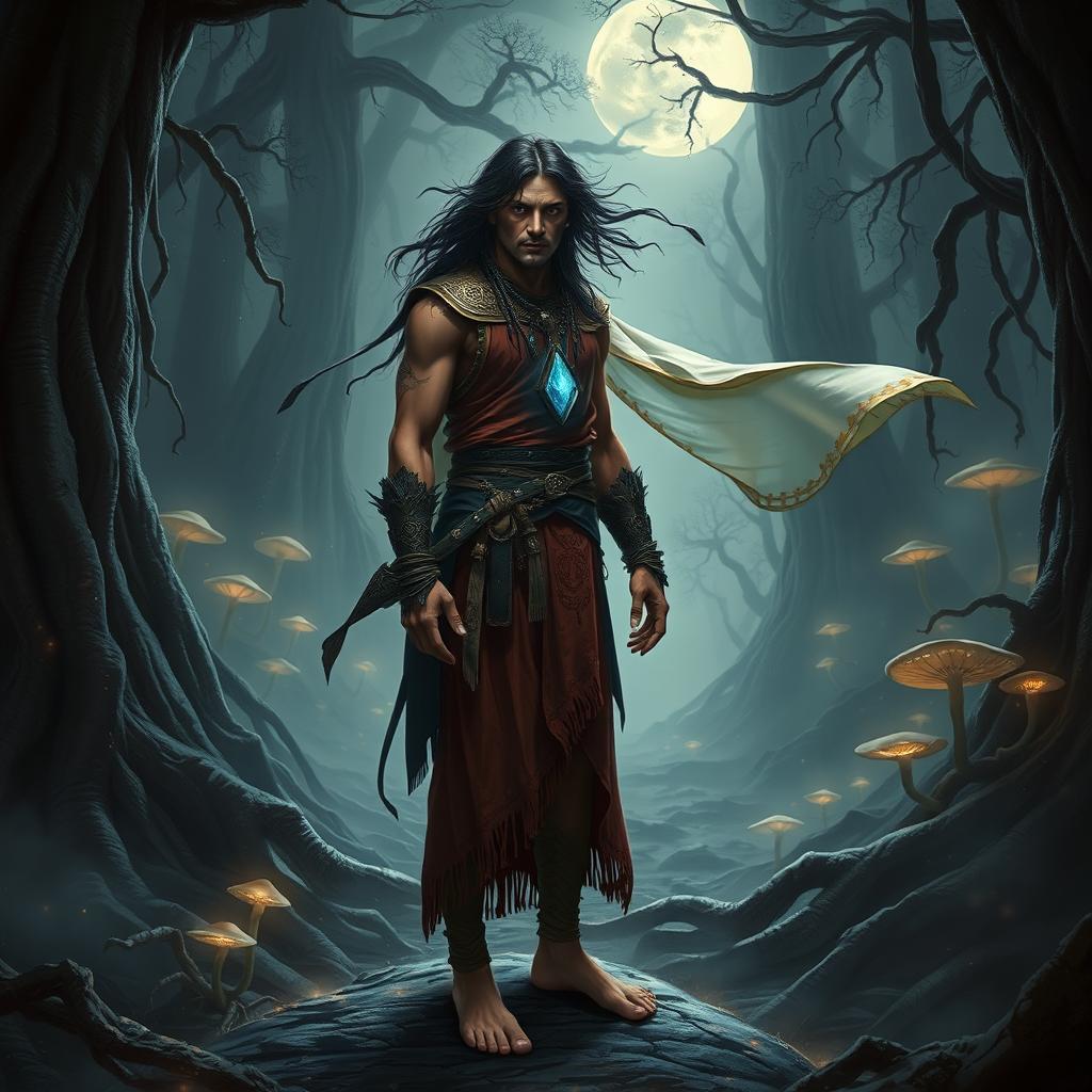 Warrior of the Kaiila-Ky Tribe - Fantasy Digital Art